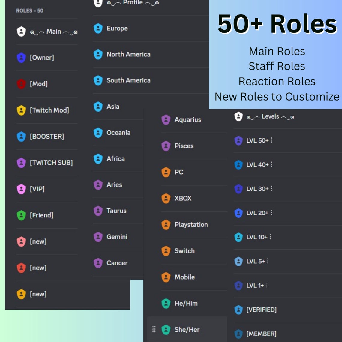 Twitch Streamer Community Discord Server Template INSTANT DOWNLOAD ...