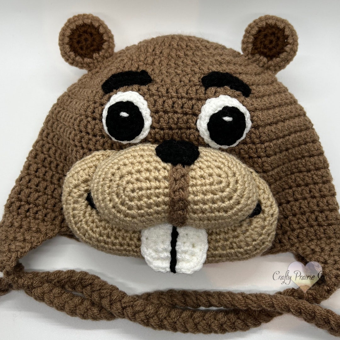 Gopher Crochet Hat - Custom Crochet Animal Hat - Available in Infant ...