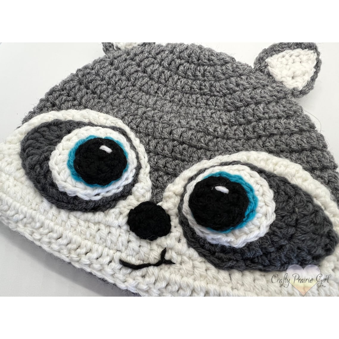 Raccoon Crochet Hat - Custom Crochet Animal Hat - Available in Infant ...