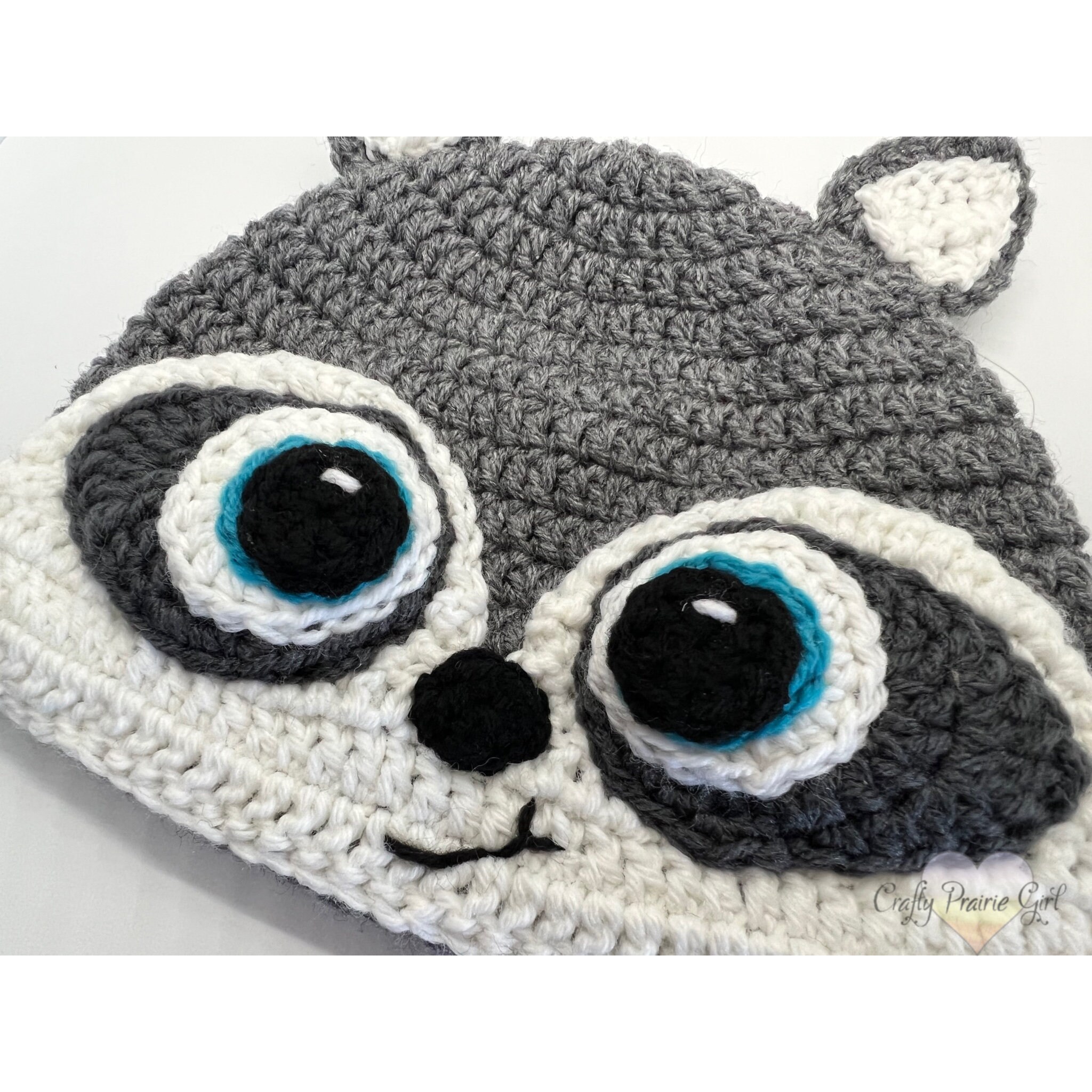 Raccoon Crochet Hat - Custom Crochet Animal Hat - Available in Infant ...