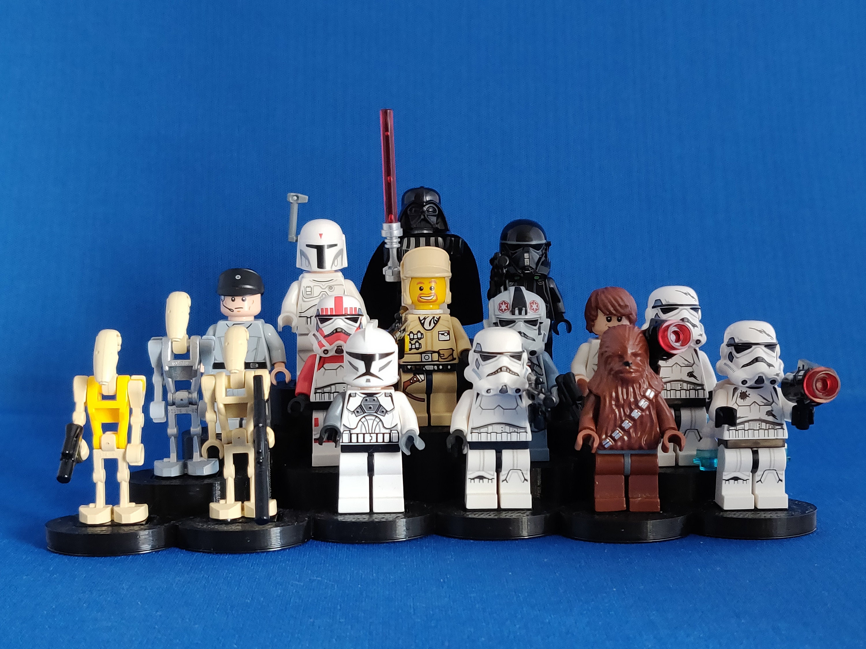 16 Place Minifigure Display Stand Lego® Compatible - Etsy
