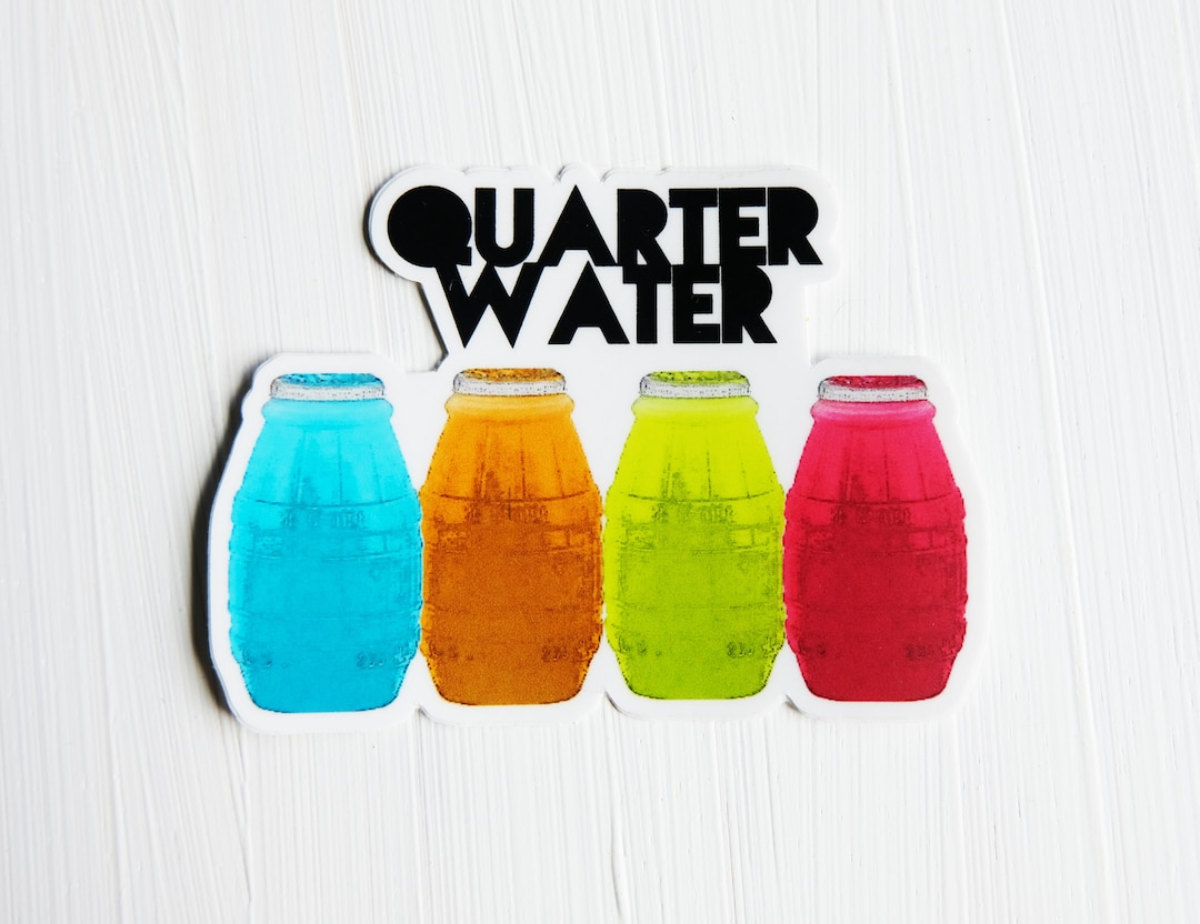 Quarter Water Pop Art Vinyl Sticker Decal- 2018 - Etsy