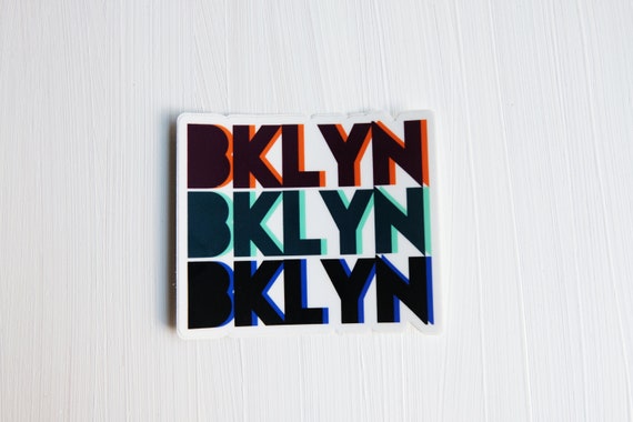 BKLYN Brooklyn Sticker Decal - Etsy