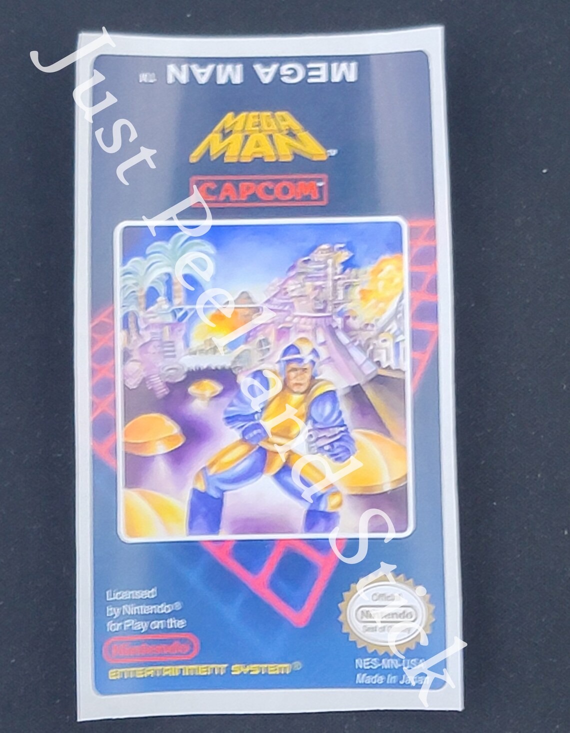 NES Mega Man Glossy Replacement Label Decal Sticker Nintendo - Etsy