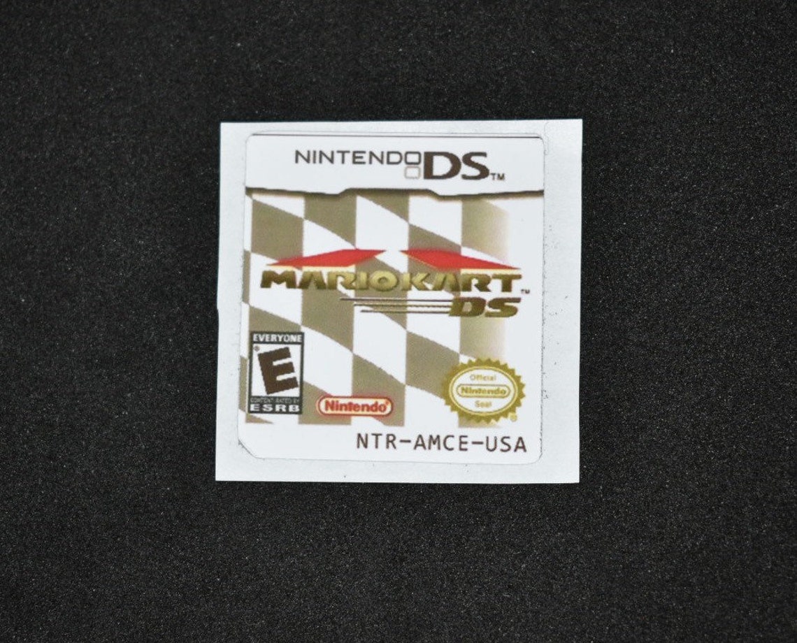 Nintendo Ds Mario Kart DS Glossy Replacement Label Decal | Etsy