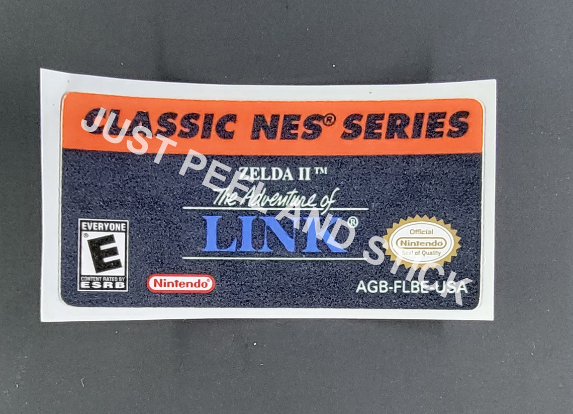 GBA Classic NES Series the Legend of Zelda 2 the Adventures of Link ...