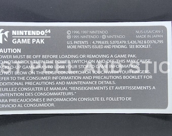 Nes Label Replacement | Etsy