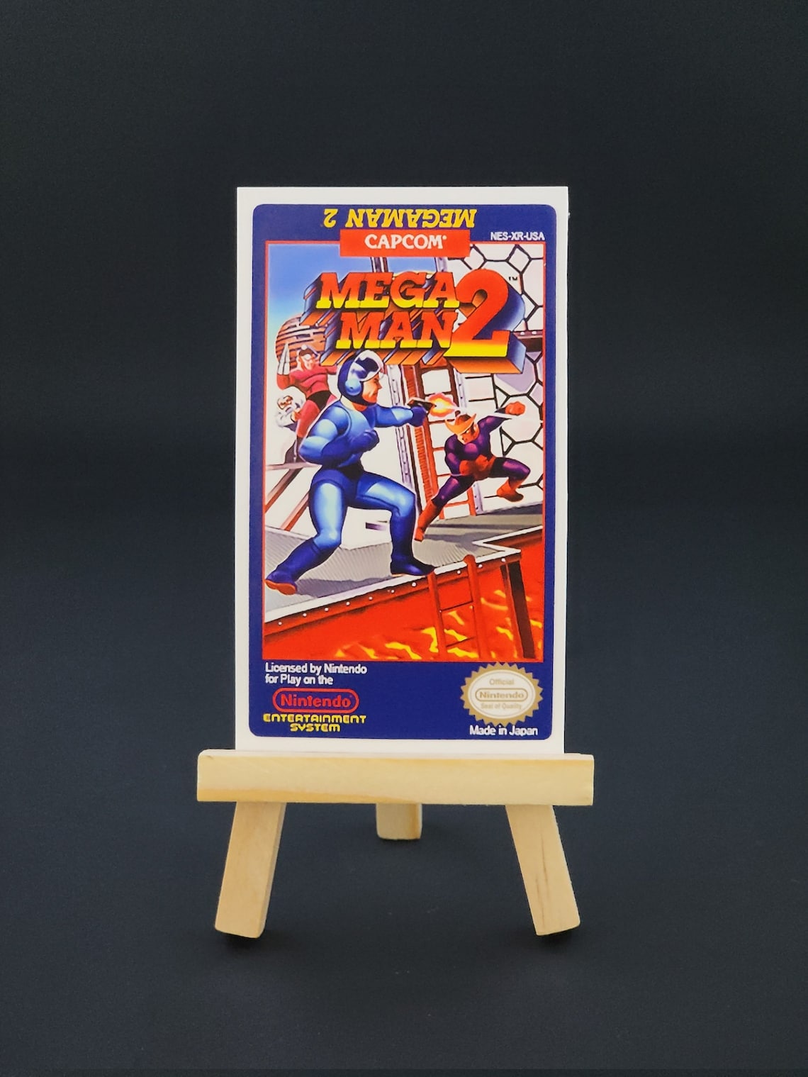 NES Mega Man 2 Glossy Replacement Label Decal Sticker Nintendo | Etsy