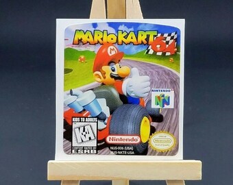 N64 Super Mario 64 Replacement Label Decal Sticker Nintendo | Etsy