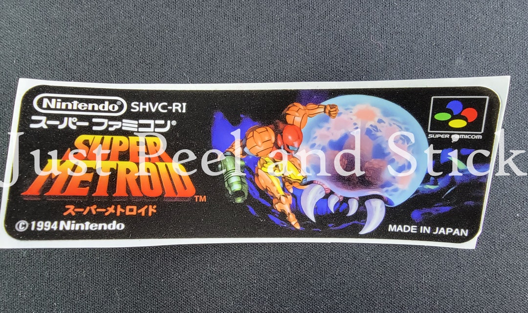 Super Famcom Super Nintendo Super Metroid Replacement Game Cartridge ...