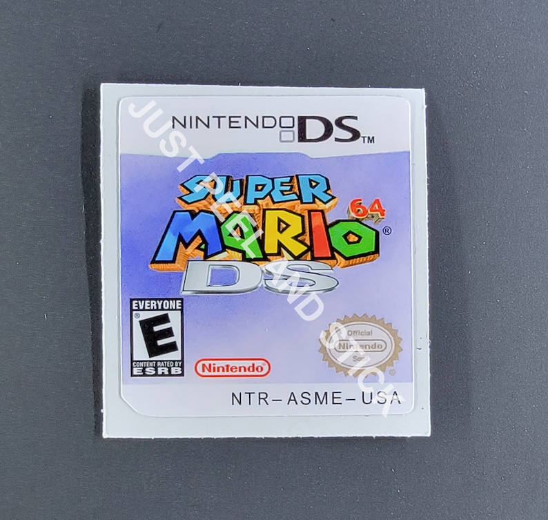 Nintendo DS Super Mario 64 DS Glossy Replacement Decal Label - Etsy