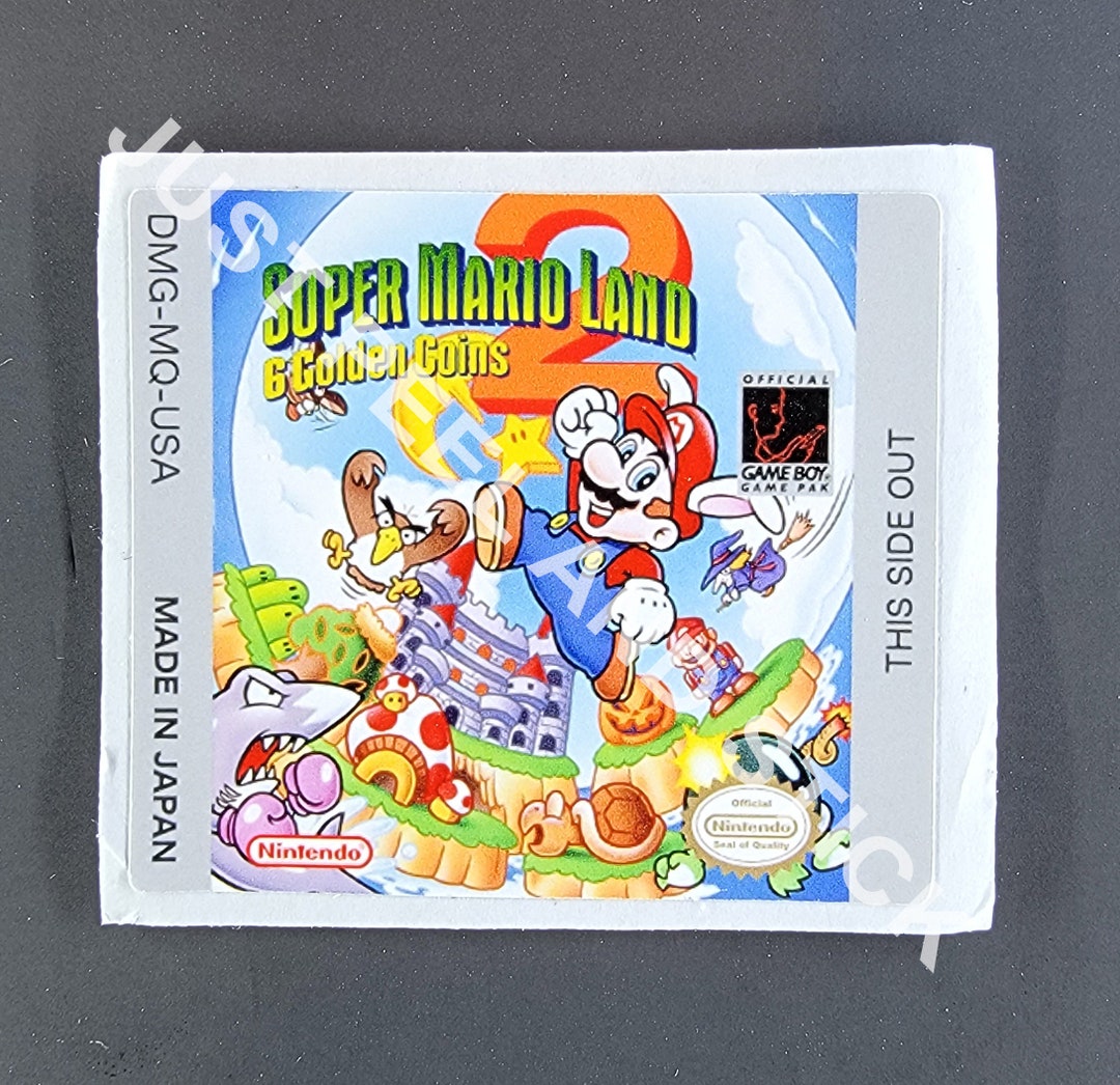 Gameboy Super Mario Land 2 Replacement Label Decal Sticker Nintendo - Etsy