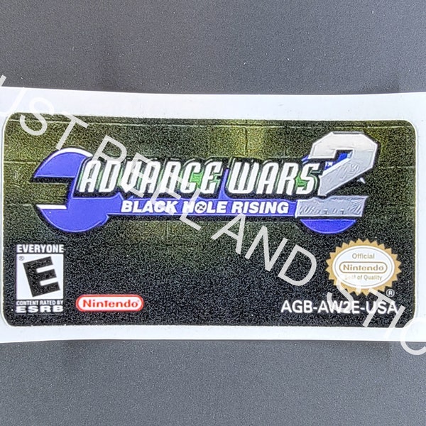 Gba Black Label Sticker - Etsy