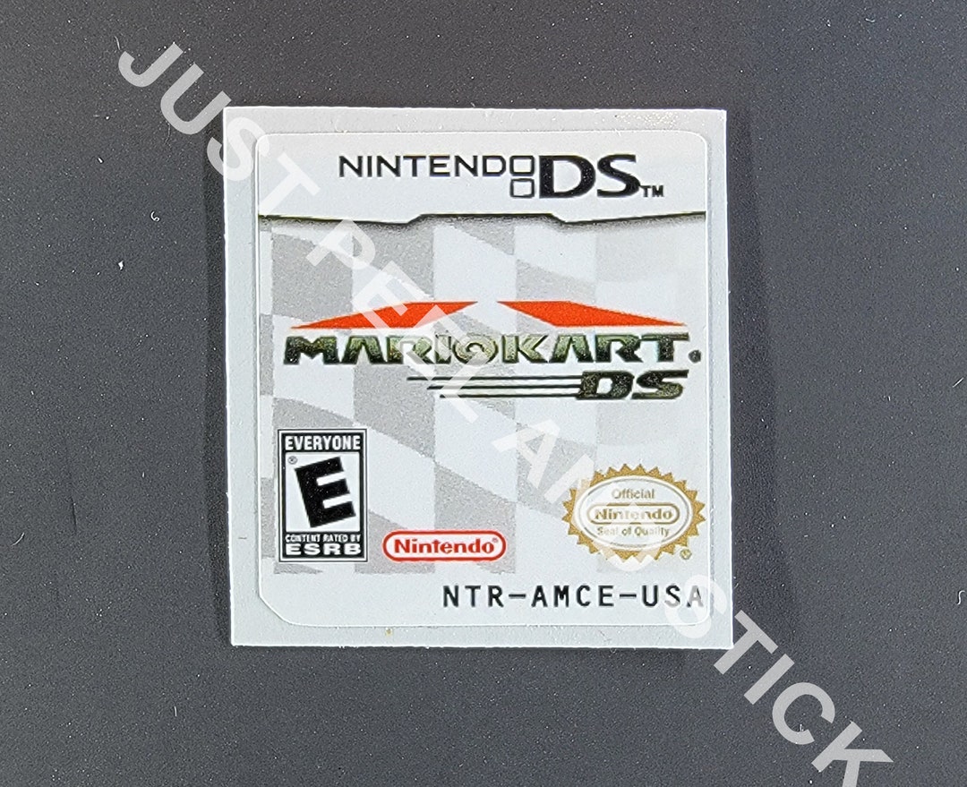 Nintendo Ds Mario Kart DS Glossy Replacement Label Decal - Etsy