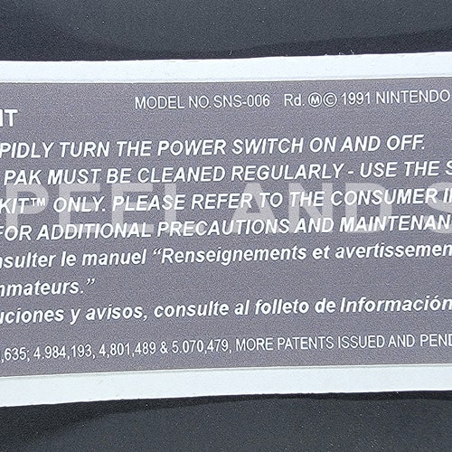 N64 Back Label Glossy Replacement Label Decal Sticker Nintendo - Etsy