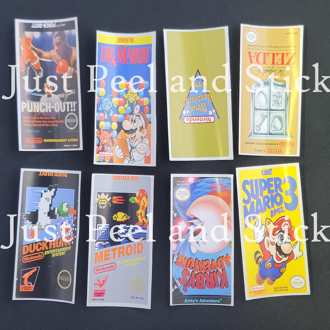 NES Party Pack 8 Stickers Check Our Store and Message for the 8 ...