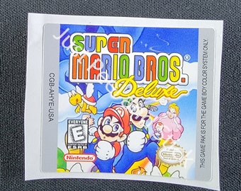 Super Mario Bros Deluxe Gameboy Advance GBA - Etsy