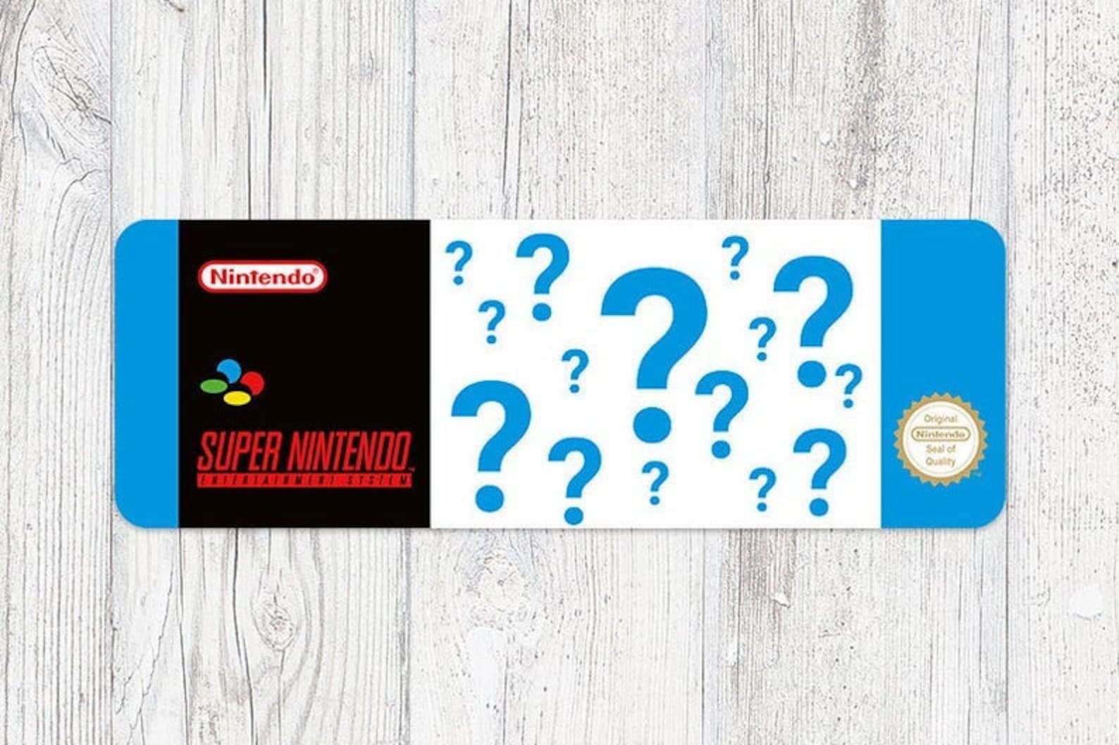 SNES Any Custom Glossy Replacement Label Decal Sticker Nintendo ...