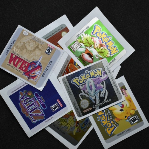 GBA Custom Replacement Label Decal Glossy or Metallic specify - Etsy