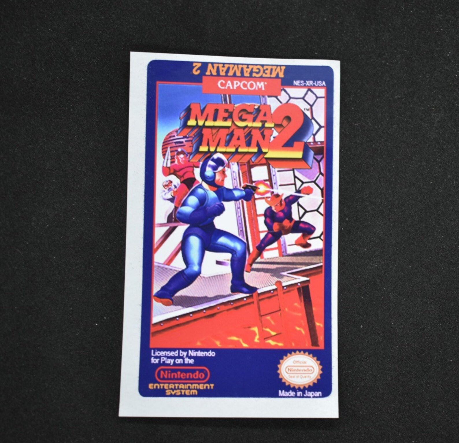 NES Mega Man 2 Glossy Replacement Label Decal Sticker Nintendo | Etsy