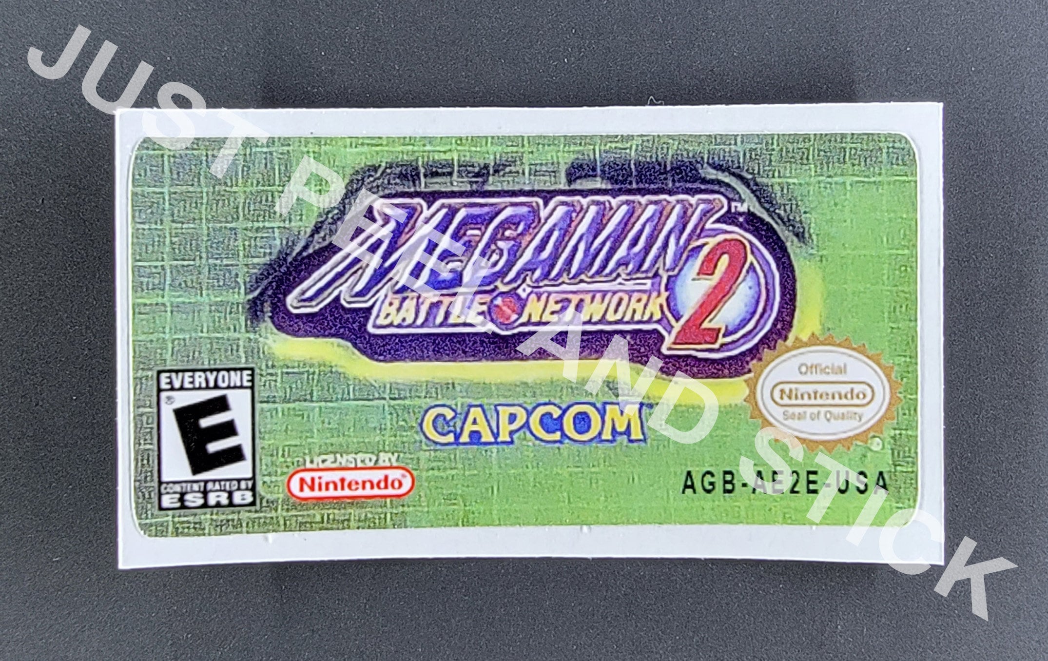 GBA Megaman Battle Network 2 Replacement Label Decal Glossy Sticker - Etsy