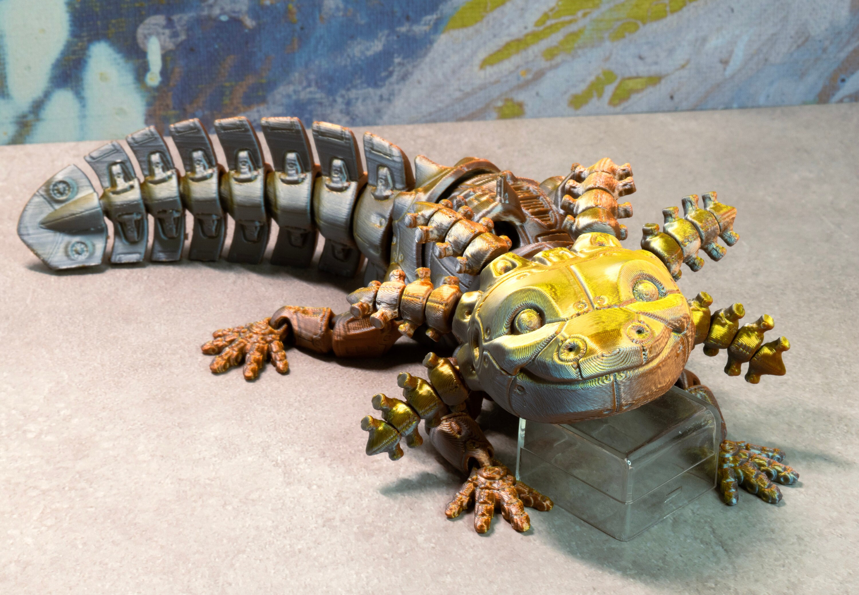 Flexible Robot Axolotl Articulated Fidget Toy 3D Printed - Etsy Canada