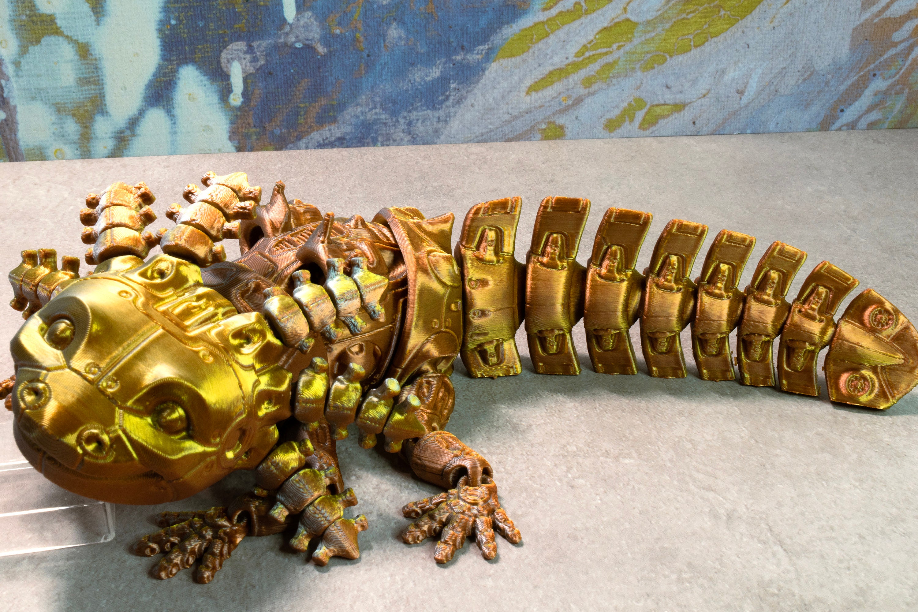 Flexible Robot Axolotl Articulated Fidget Toy 3D Printed - Etsy Canada