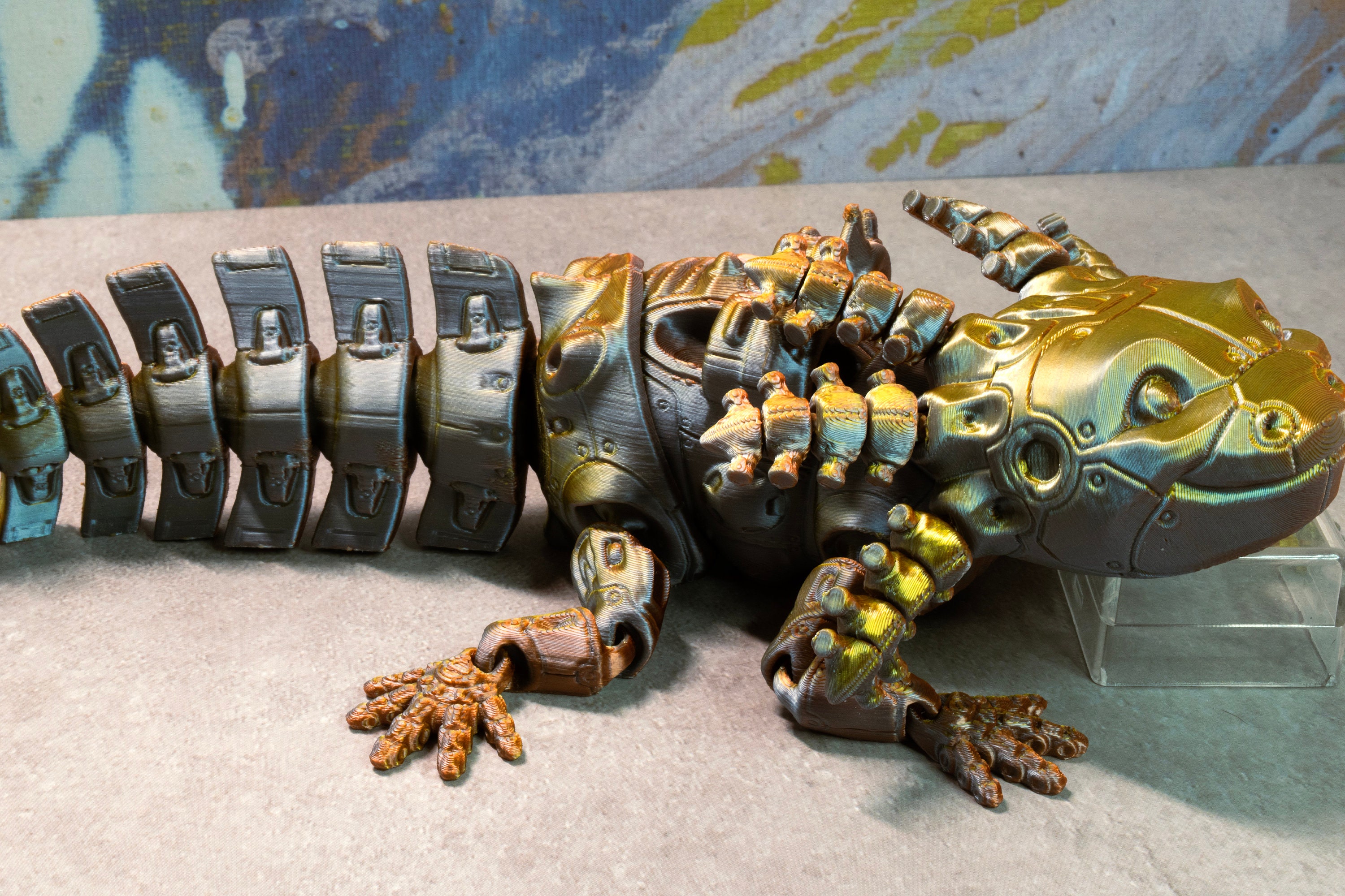 Flexible Robot Axolotl Articulated Fidget Toy 3D Printed - Etsy Canada