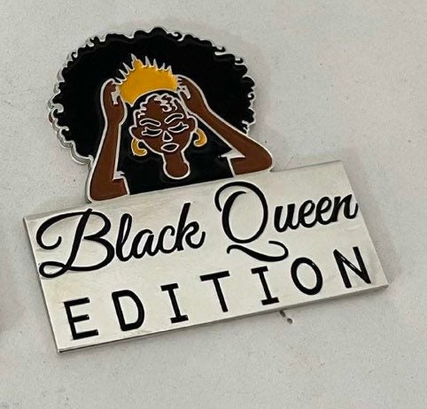 Black Queen Edition Car Badge - Etsy