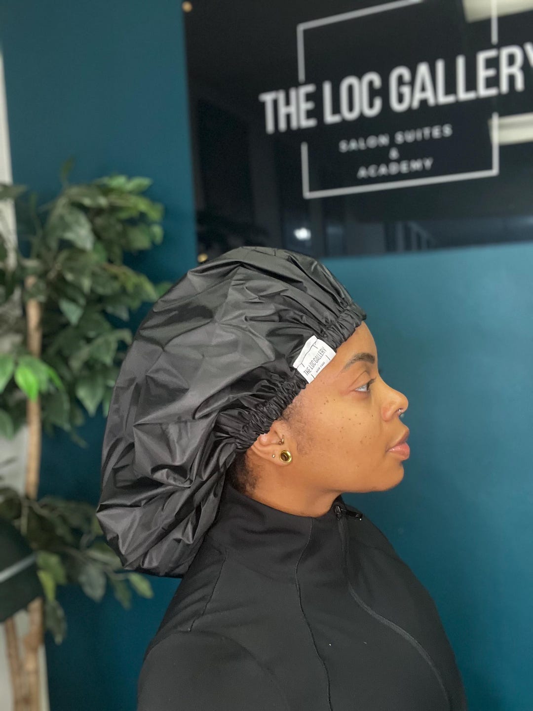 XL Satin Lined Waterproof Bonnet/ Shower Cap - Etsy