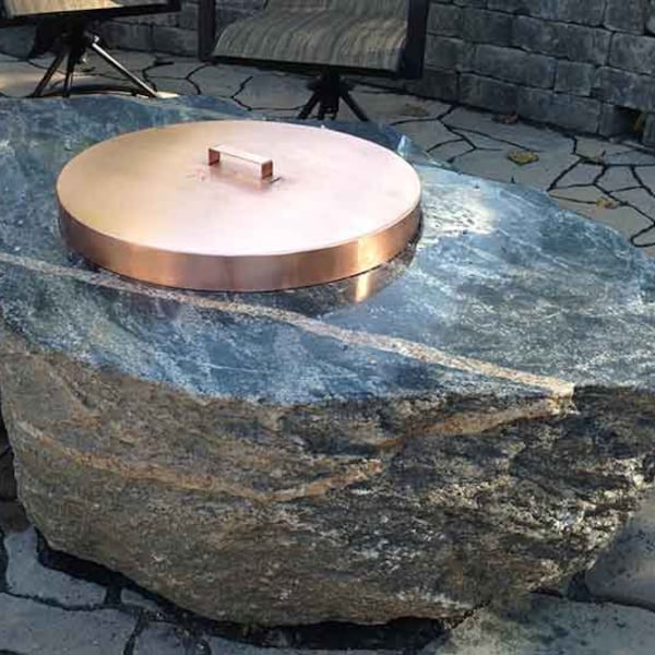 Solid Fire Pit Cover - Etsy