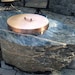 Round Copper Fire Pit Cover - 16g Solid Smooth - Etsy