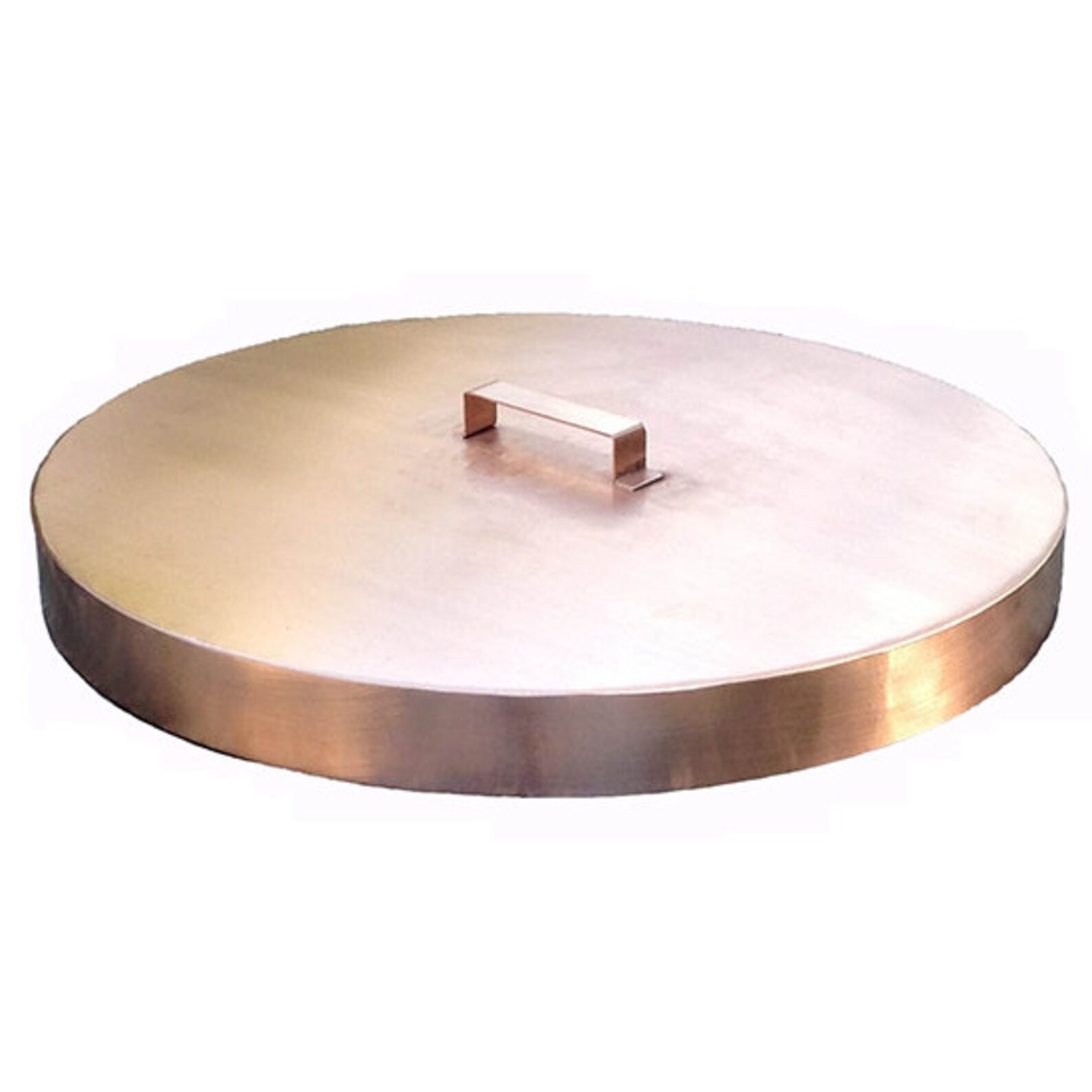Round Copper Fire Pit Cover - 16g Solid Smooth - Etsy