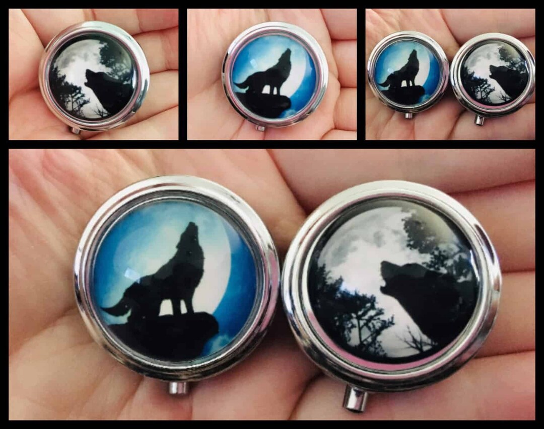 Wolf Pill / Ring / Jewellery Box - 2 Styles - Gift Boxed - Etsy