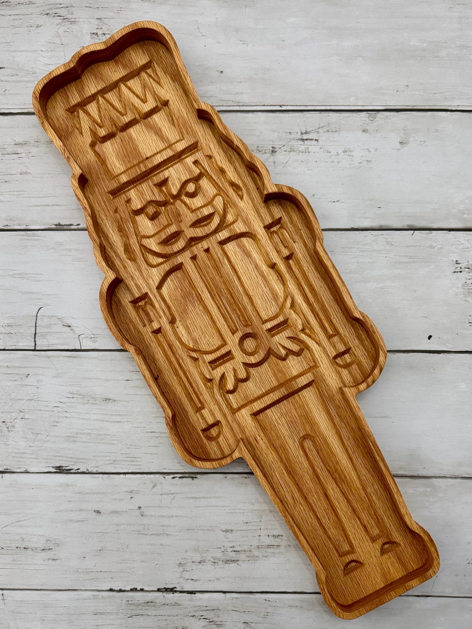 Hardwood Nutcracker Snack Tray - Etsy