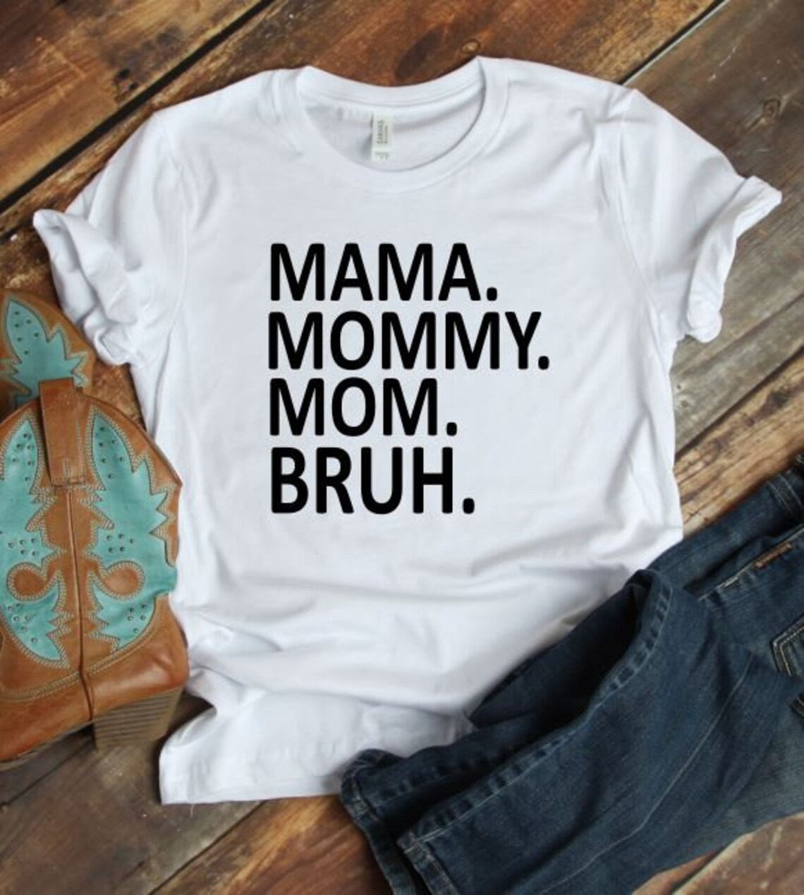 Mama Mommy Mom Bruh Svg File For Shirt Design Instant Etsy