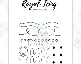 Royal Icing Practice | Etsy