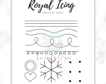 Royal Icing Practice | Etsy