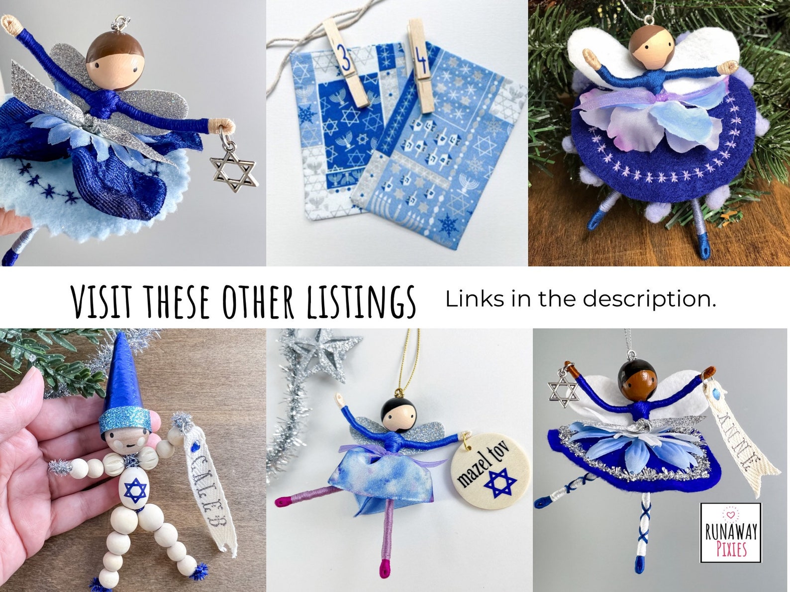 Personalized Star of David Jewish Elf Boy Name Ornament Happy - Etsy