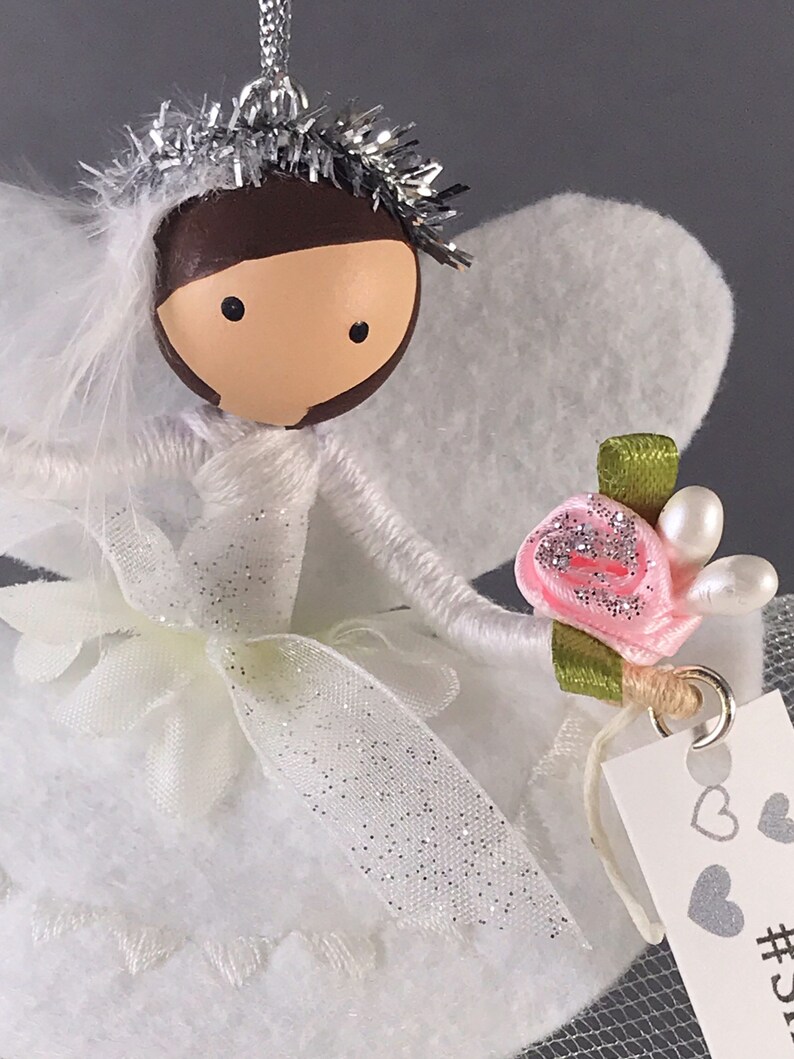Personalized New Princess Bride Flower Fairy Ornament Unique | Etsy