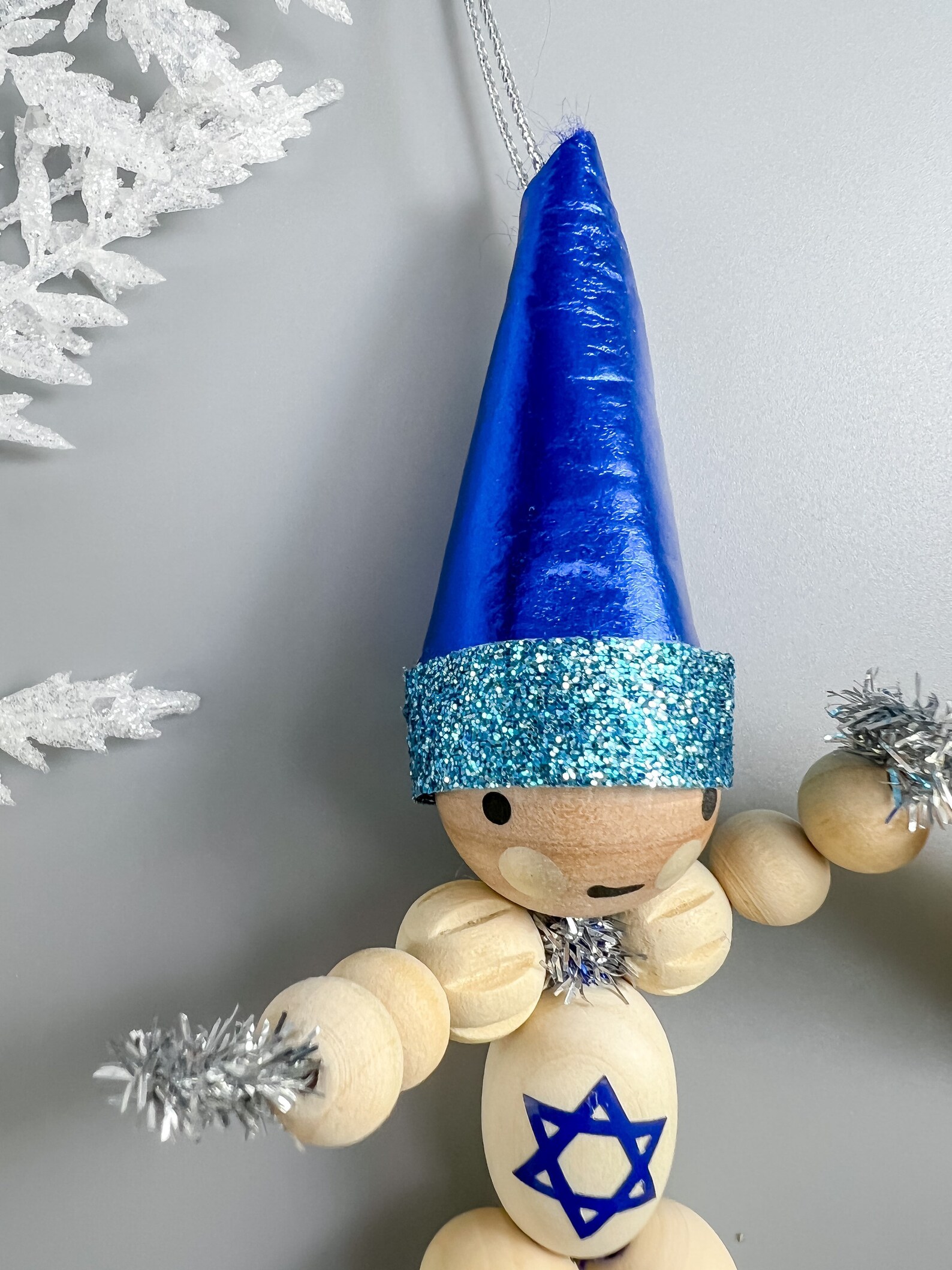 Personalized Star of David Jewish Elf Boy Name Ornament Happy - Etsy