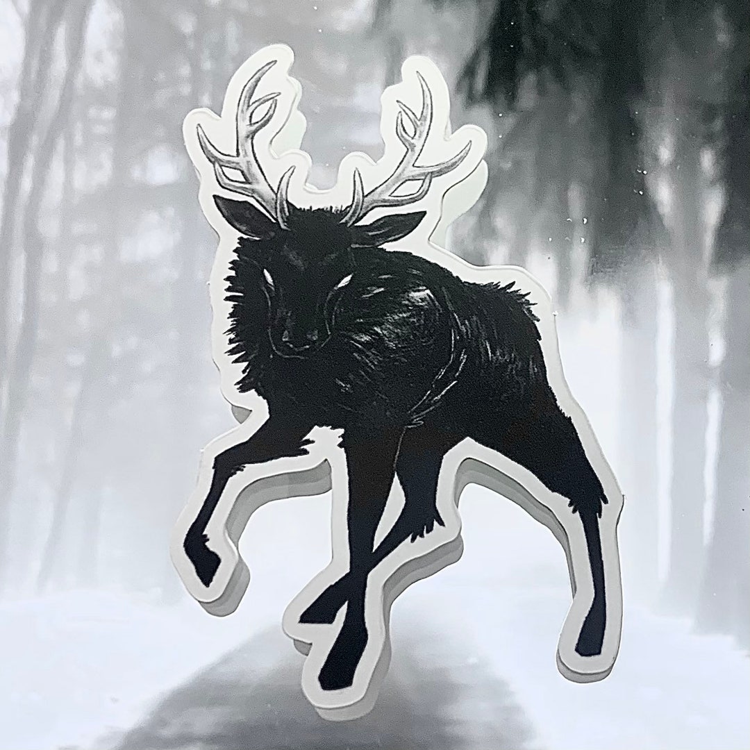 Stag Matte Sticker - Etsy