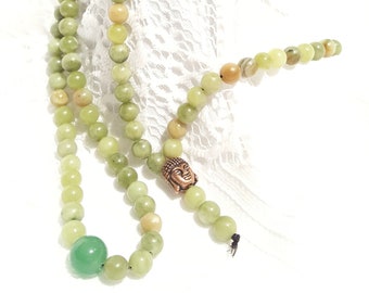 Jade mala | Etsy