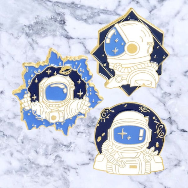 Space Enamel Pin - Etsy