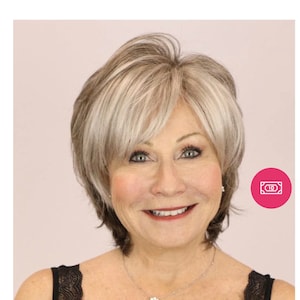 Godiva's Secret Wig freedom in Sandy Silver, Lace Front, PETITE Cap ...