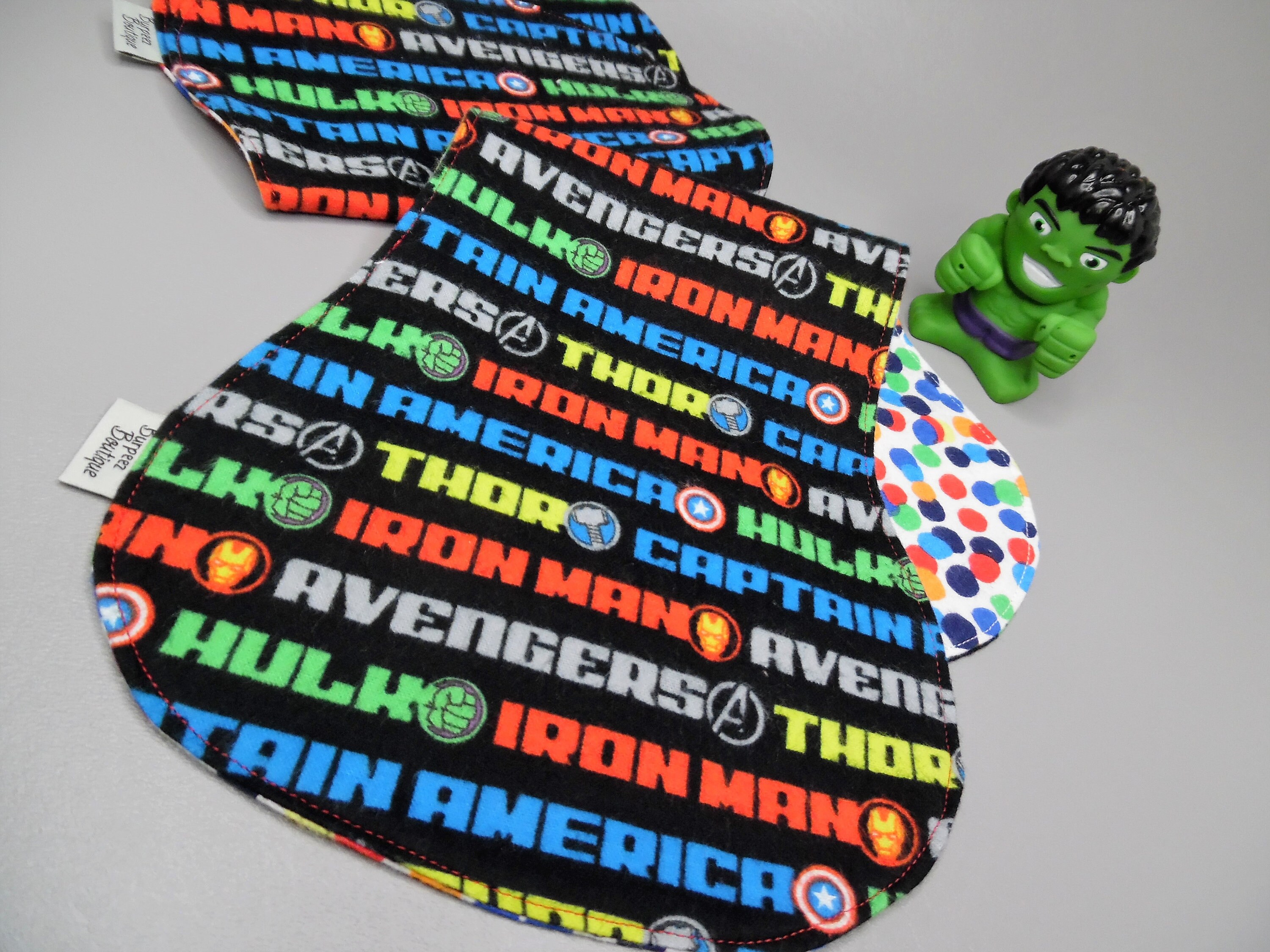 Marvel-ous! ... the COMICON Approved Super Hero Burp Pad and Bandana ...