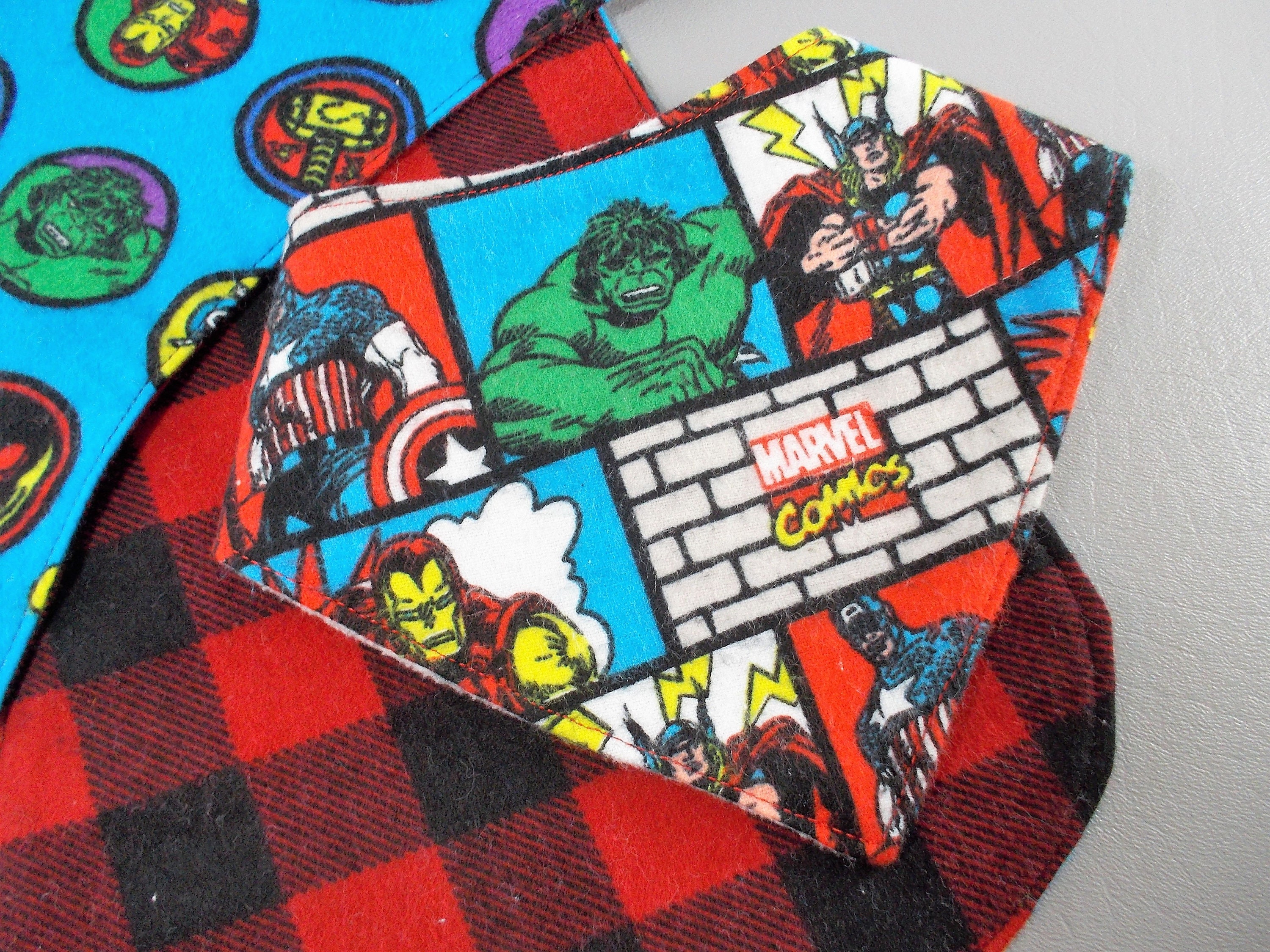 Marvel-ous! ... the COMICON Approved Super Hero Burp Pad and Bandana ...