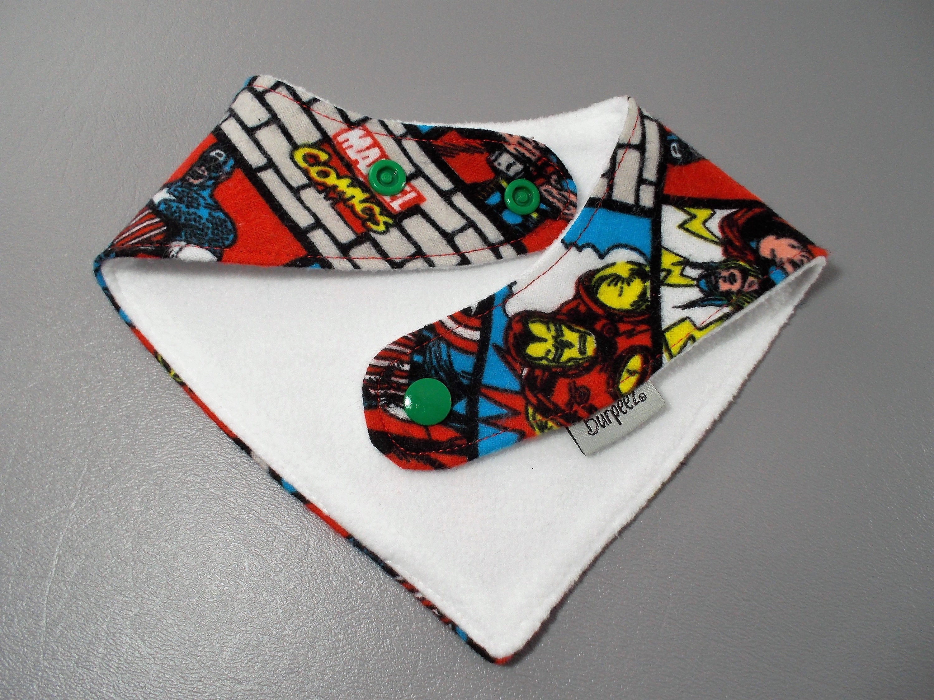 Marvel-ous! ... the COMICON Approved Super Hero Burp Pad and Bandana ...