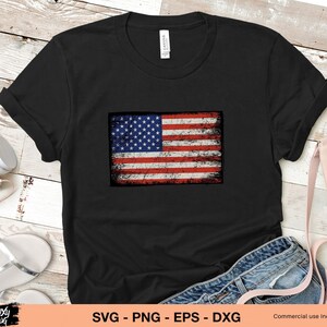 American Flag Png, Distressed US Flag Sublimation Designs Download, Usa ...
