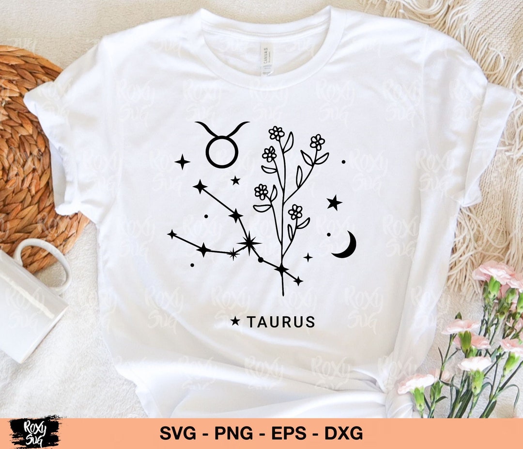Taurus Zodiac Sign SVG, Taurus Shirt Svg Png, Taurus Sublimation Design ...